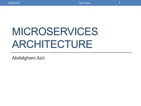Microservices Ppt