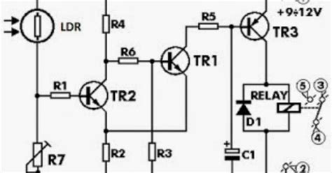 Skema Rangkaian Sensor Cahaya Saklar Otomatis Gambar Rangkaian Elektronika