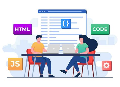 Web Developer Wiring Code Or Program Using Laptop Computer Programming