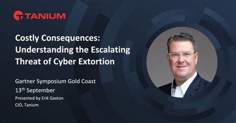 Tanium On Linkedin The Gartner It Symposiumxpo™ 2024 Conference In