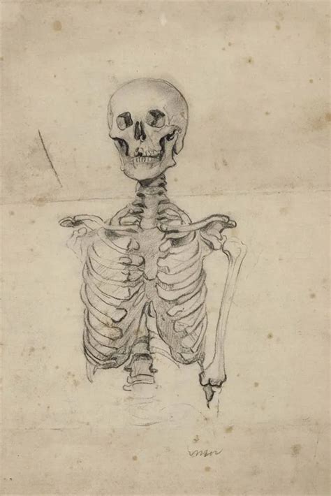 James Ensor Squelette Skeleton 1879