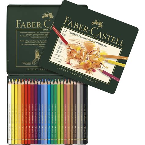 Caja De Lápices Polychromos Faber Castell 122436 Colores