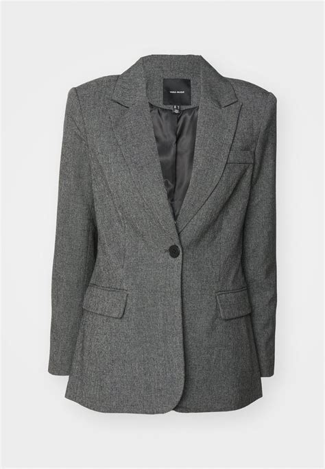 Vero Moda Vmanni Hourglass Blazer Blackwhite Melangenero Zalandoit