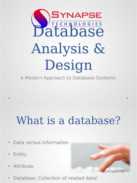 database analysis and design pdf databases database index