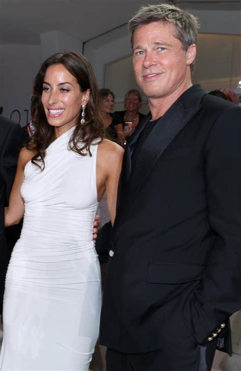 Brad Pitt 60 Makes Red Carpet Debut With Girlfriend Ines De Ramon 34