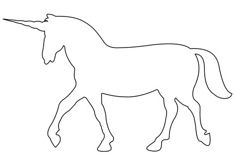 Shape Of Unicorn Free Printable Papercraft Templates