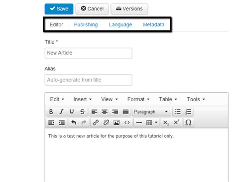 How To Publish Articles • Joomla Tutorial Fastcomet