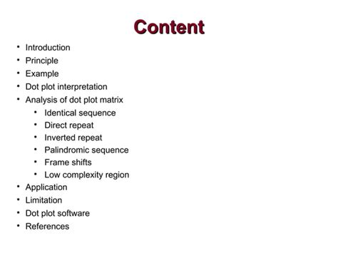 dot plot analysis pdf