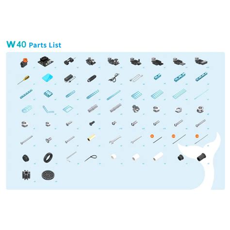 Whalesbot W40 Scratch C Python And Action Editor Coding Kit