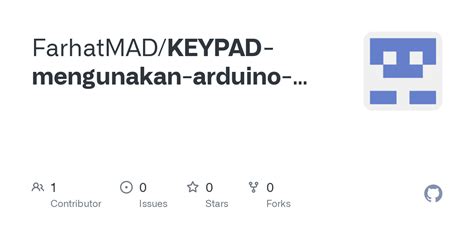 Github Farhatmad Keypad Mengunakan Arduino Dan Proteus