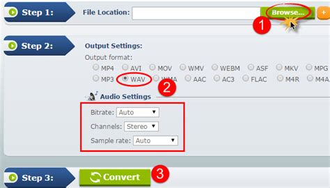 How to convert MP3 to WAV