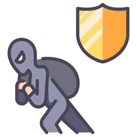 Theft Insurance Maxicons Lineal Color Icon