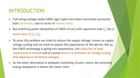 adiabatic logic or clock powered logic pptx