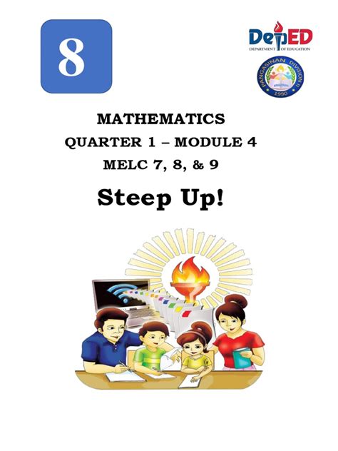 Math8 Q1 Module 4 Melc 7 8 9 Pdf Cartesian Coordinate System Equations