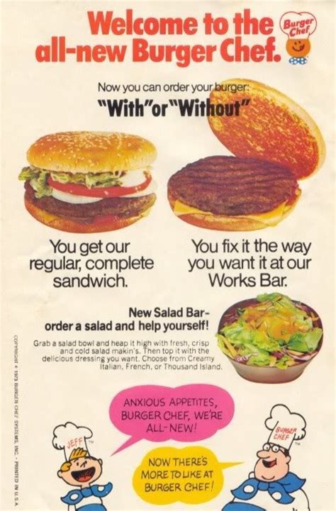 17 Best Images About Burger Chef On Pinterest Advertising Murders
