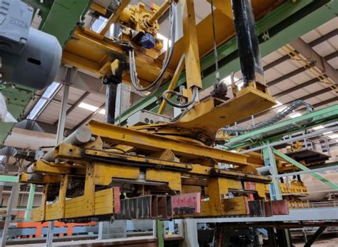 lingl loading unloading system for trolleys and slat storage
