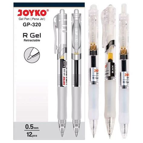 Pen Gel Joyko Gp320 Cetek Balpoin Bolpen Pena Pulpen Gel Joyko Gp 320