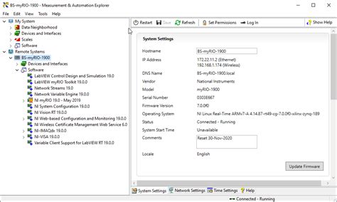 Solved Myrio 1900 Unrecoverable Error Inconsistent Ip Settings Ni Community