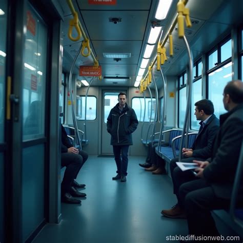 Intelligent Surveillance System For Public Transport Stable Diffusion