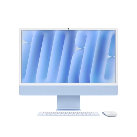 翻新 24 英寸 Imac Apple M4 芯片 配备 10 核中央处理器和 10 核图形处理器 以及千兆以太网端口和纳米纹理玻璃面板