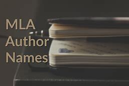 MLA Author Names Citing Authors Correctly