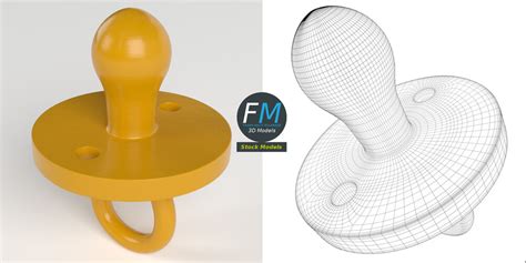3d Model Pacifier
