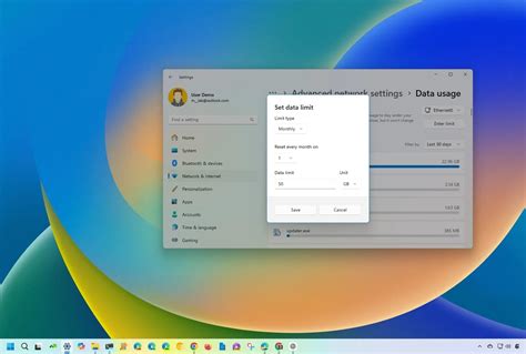 How To Set Network Data Usage Limit On Windows 11 10 Pureinfotech