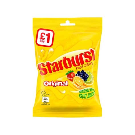 Starburst Original 127g £1.25 (12 Pack)