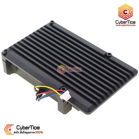 Raspberry Pi 5 Aluminum Case Box Dual Cooling Fan Heat Sink ขาย Arduino อุปกรณ์ Arduino คุณภาพ
