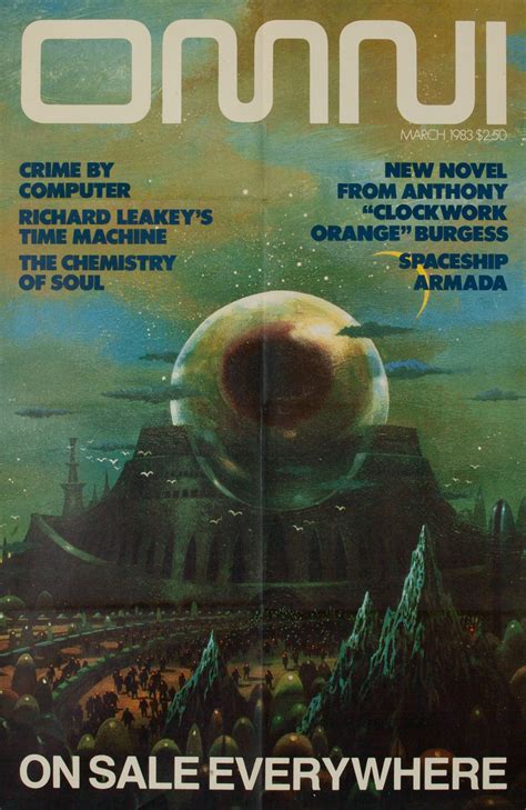 Omni Magazine Original Literary Poster March 1983 David Pollack