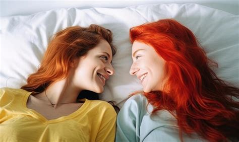 Premium Ai Image Couple Of Young Women In Bed Enjoying A Moment