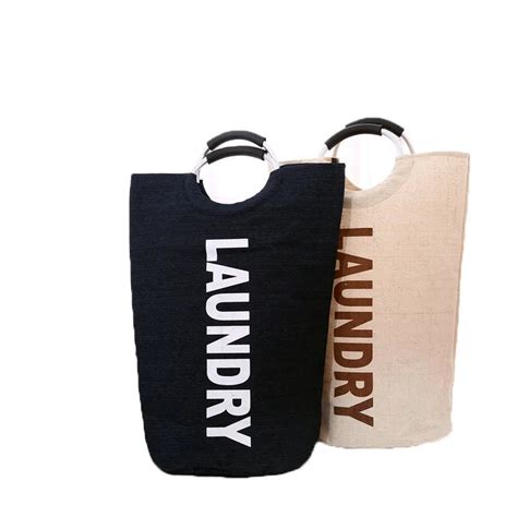 Складная корзина для белья для хранения с водонепроницаемой рукой