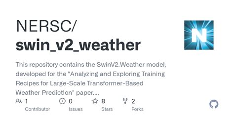 Swinv2weathertestmodeldimspy At Main · Nerscswinv2weather · Github