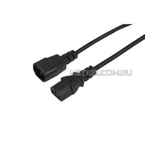 Силовые Iec320 C13 C14 C19 C20 Schuko Euro Кабель питания гнездо C13 штекер C14 3х0