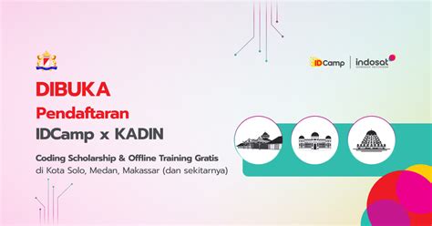 Coding Scholarship And Offline Training Idcamp X Kadin Kadin Sulawesi Selatan