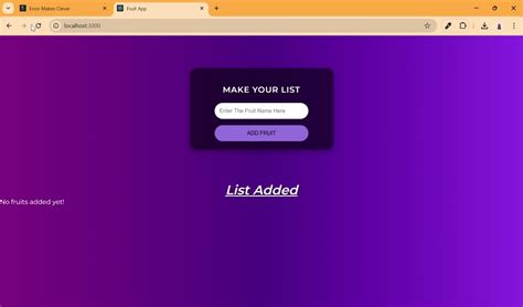 Biruntha Krishnamoorthy On Linkedin Fruit Gallery App 🍓🍎🍍 Ive Built A Simple Fruit Gallery App