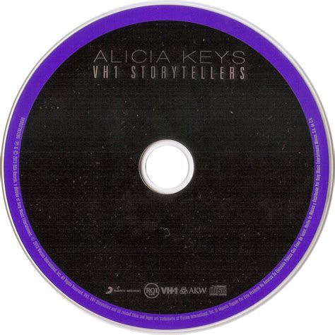 Car Tula Cd De Alicia Keys Vh1 Storytellers Portada