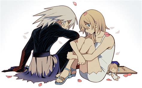 Namine And Riku Replica Kingdom Hearts Drawn By Grimfantas Danbooru