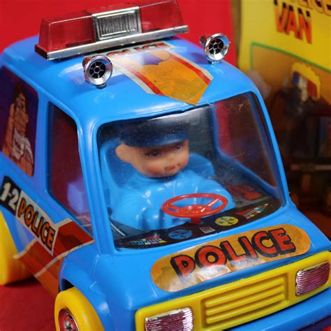 Police Van Trioplast Museo Del Juguete