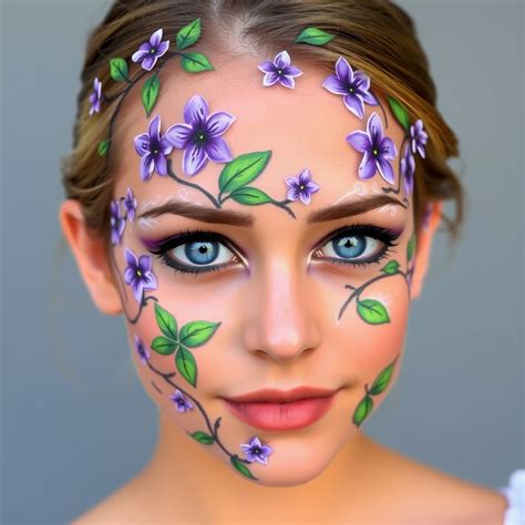 Best Flower Face Painting Ideas Vondy