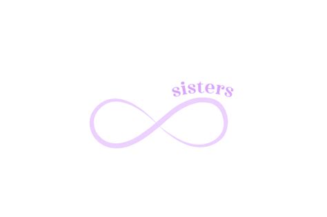 Sisters Infinity Symbol Svg Cut File By Creative Fabrica Crafts