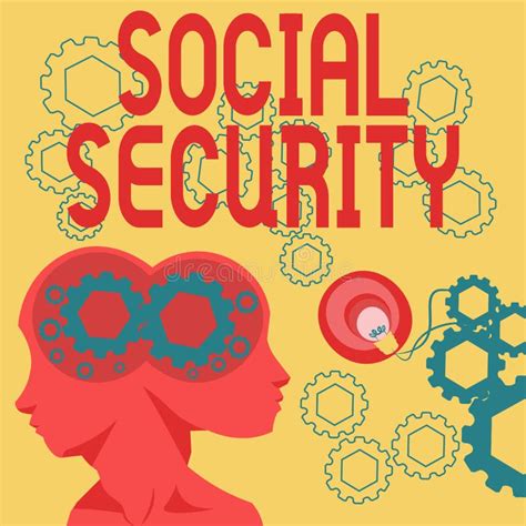 Conceptual Caption Social Security Business Idea Assistance From State