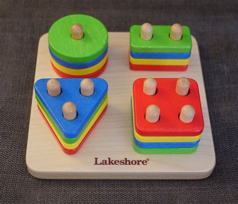 The Rainbow Playhouse Toy Review Lakeshore Sort A Shape Activity Board