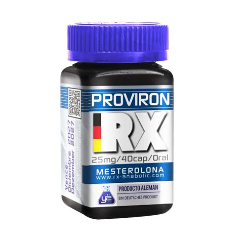 Proviron 25 Mg 40 Capsulas Rx Xhuman