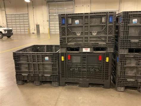 Uline Heavy Duty Stackable Crates Live And Online Auctions On