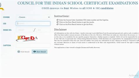 ICSE ISC Result CISCE Class Th Th Results Declared Results Cisce Org Here S