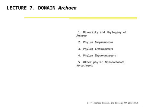 Pptx 1 Diversity And Phylogeny Of Archaea 2 Phylum Euryarchaeota 3