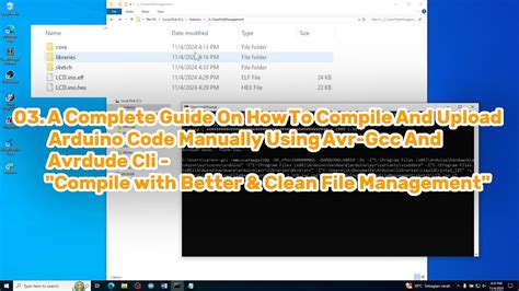 Compile And Upload Arduino Code Using Avrgcc And Avrdudecompile With