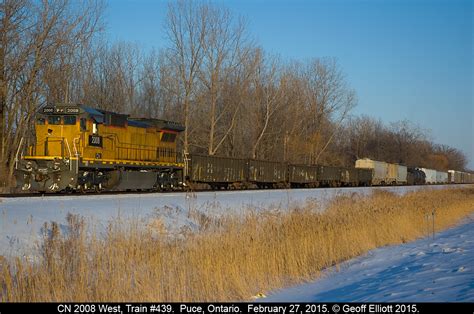Railpictures Ca Geoff Elliott Photo Canadian National C40 8 2008 A