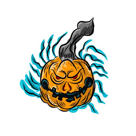 공포 호박 괴물 할로윈 그림 소름 끼치는 괴물 벡터 호박 할로윈 공포 유령 할로윈 Png 일러스트 및 벡터 에 대한 무료 다운로드 Pngtree